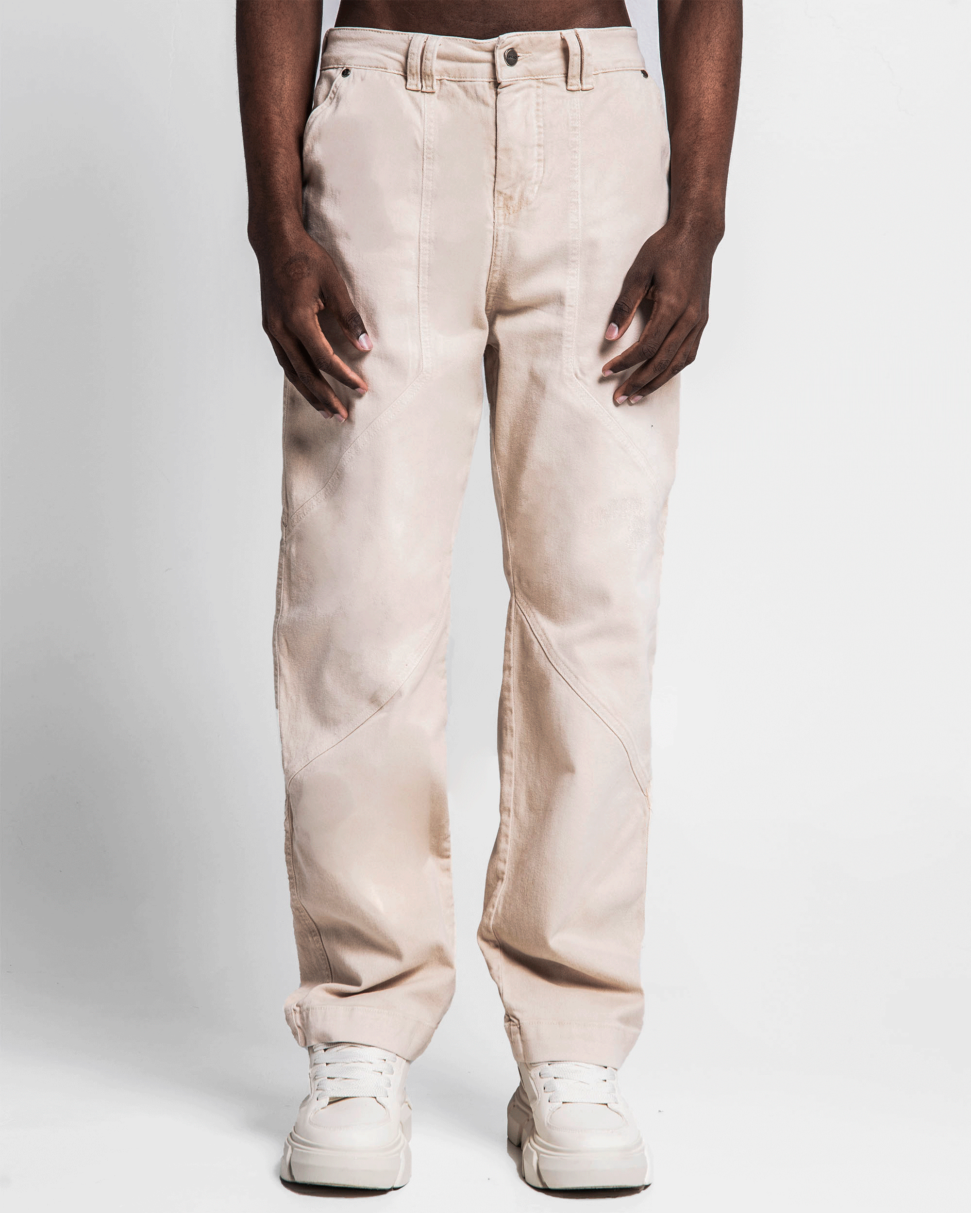 Denim Pant Caqui Cortes – Arkad Clothing